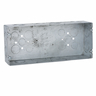 4-Gang Box, Welded, 2-1/2 in. Deep, Eight 3/4 & 1 in. Concentric KO's ...