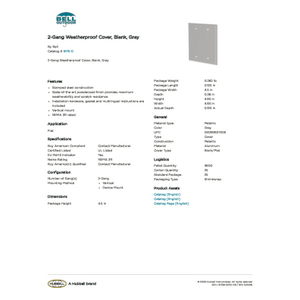 Black Bell Box Blank